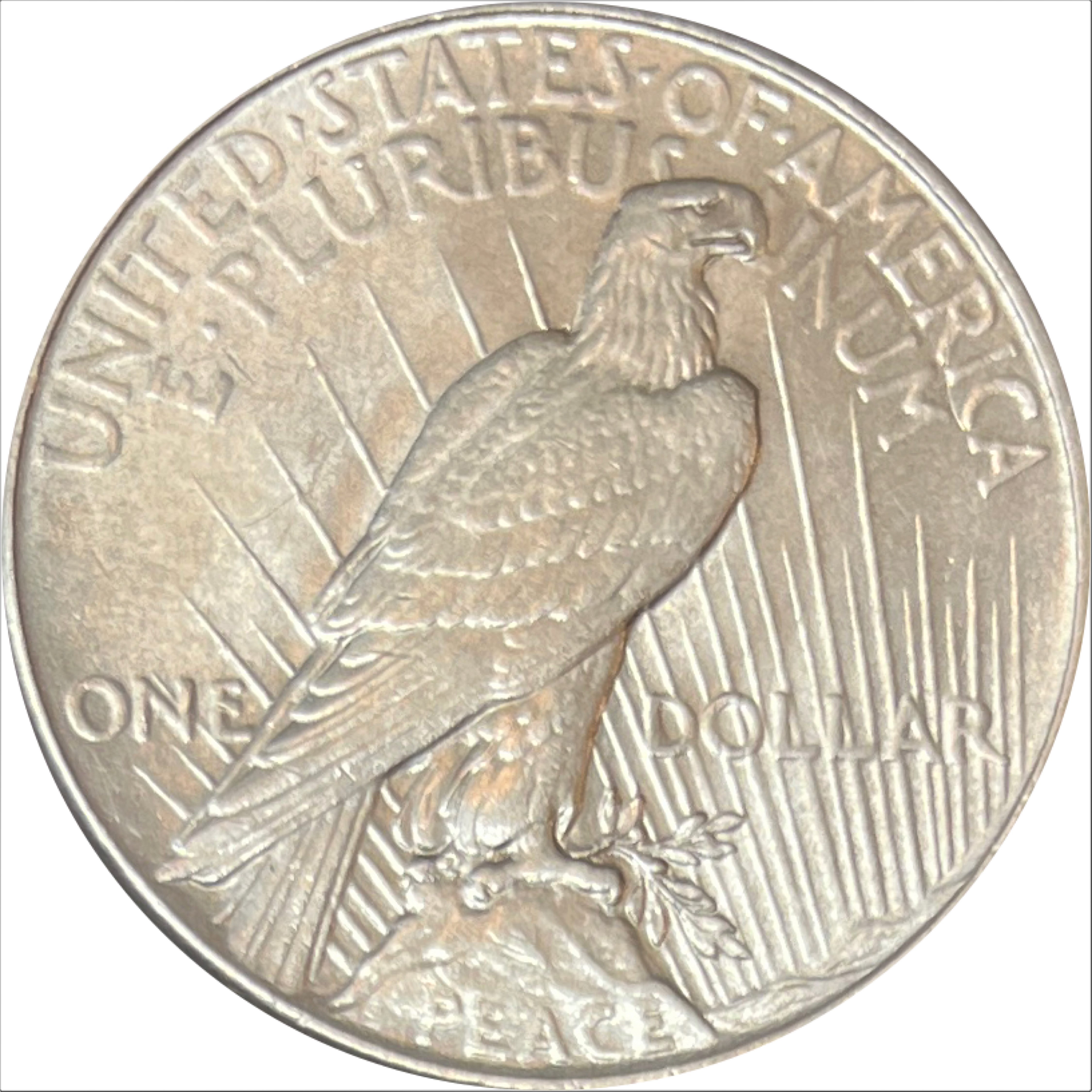 1934 U.S. Silver Peace Dollar-Lustrous Higher Grade & Lustrous ...