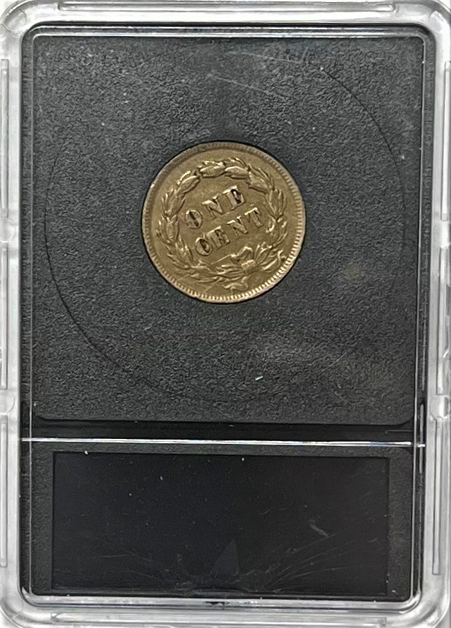 1859 U.S. Indian Head Small Cent-First Year Of Issue-Custom Holder For ...