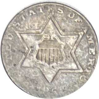 1857 U.S. 3 Cent Silver | Property Room