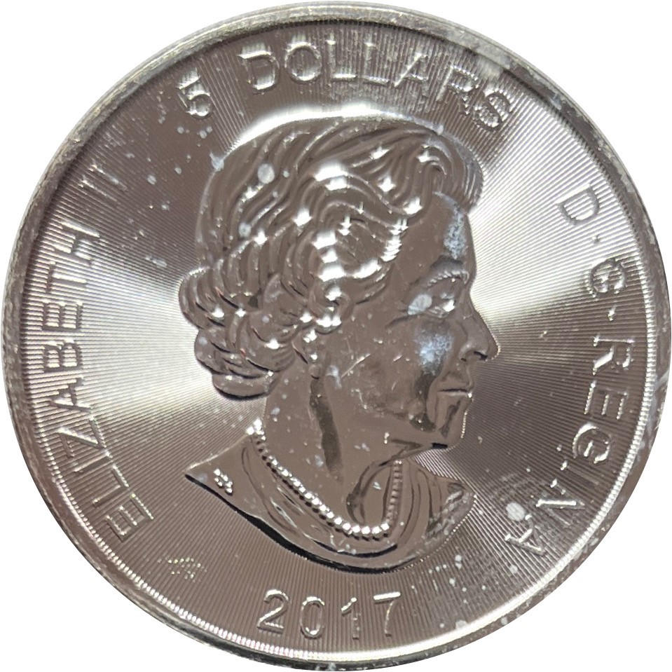 2017 Canada .9999 Pure Silver One Troy Ounce Bobcat Variety-Brilliant ...