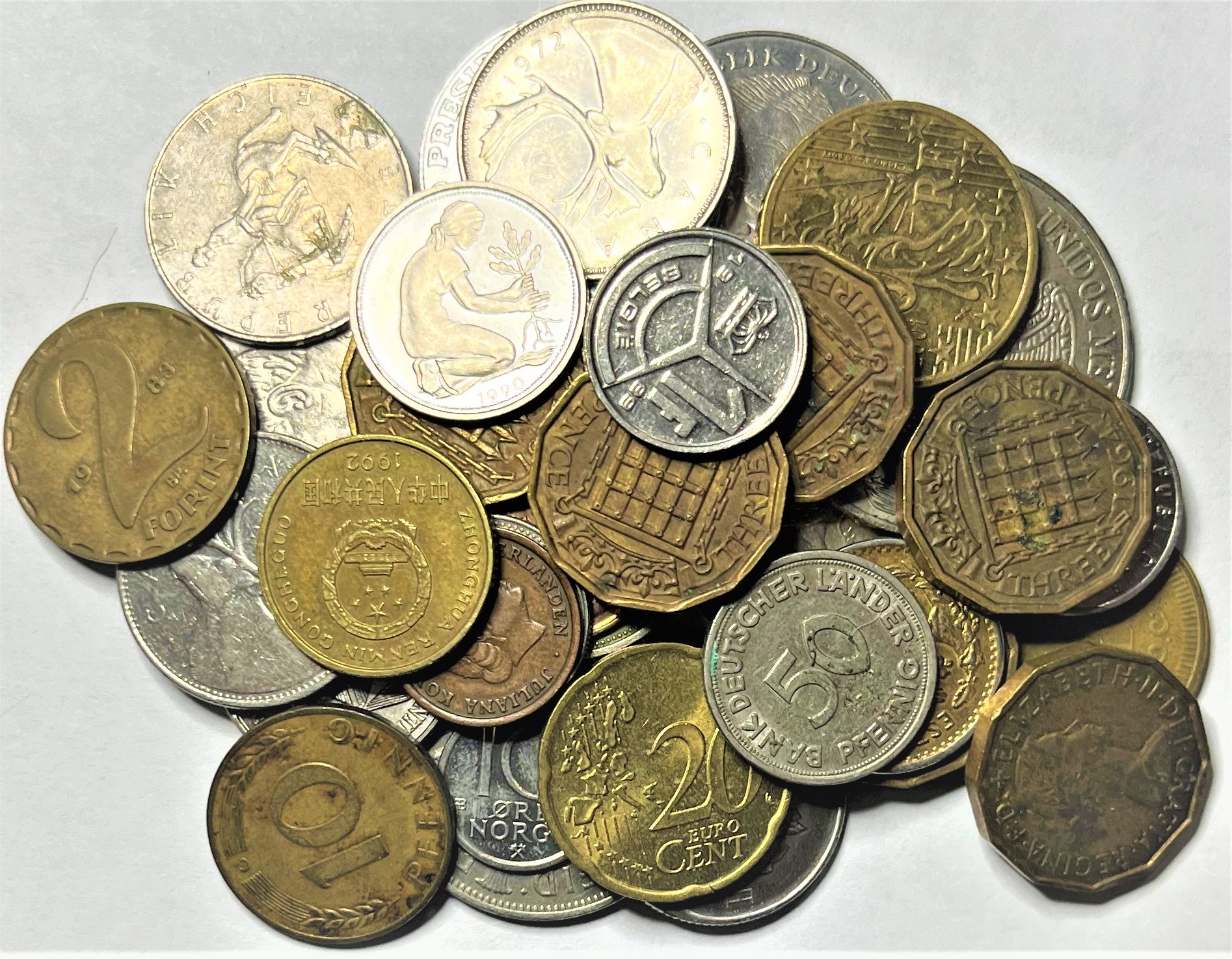 35+ Mixed World Coins-U.S. Canada, Europe & More! | Property Room