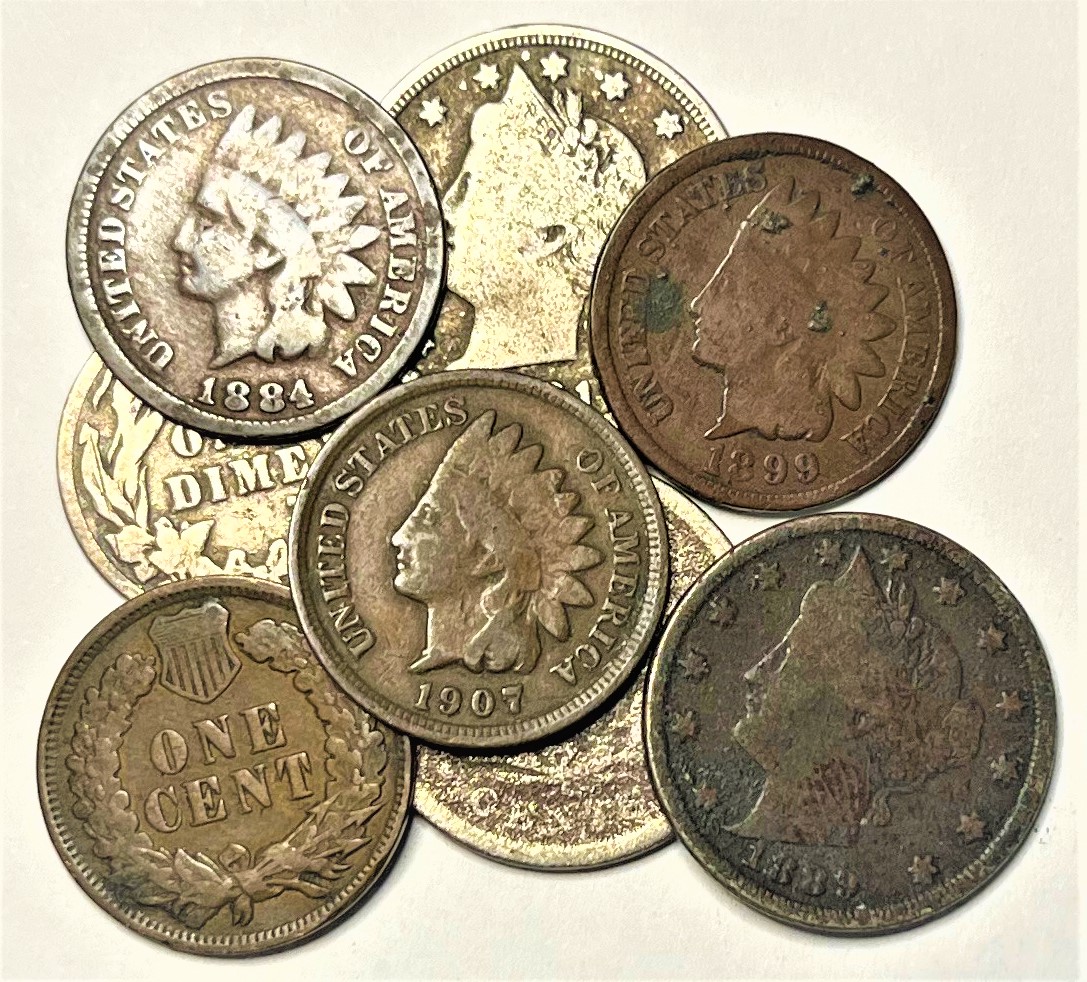 (8) Early U.S. Type Coins-Nice Collector Coins | Property Room