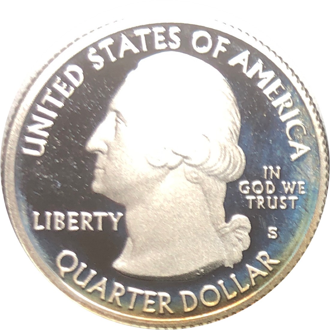 2015-S US Silver DCAM Proof Quarter Blue Ridge Parkway | Property Room