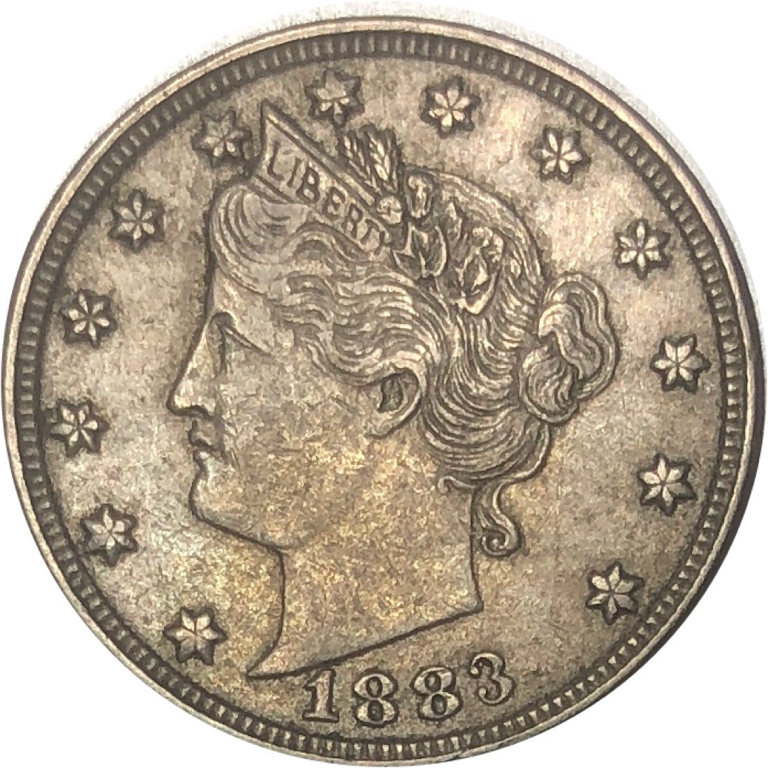 1883 (No Cents) US Liberty V Nickel-Higher Collector Grade | Property Room