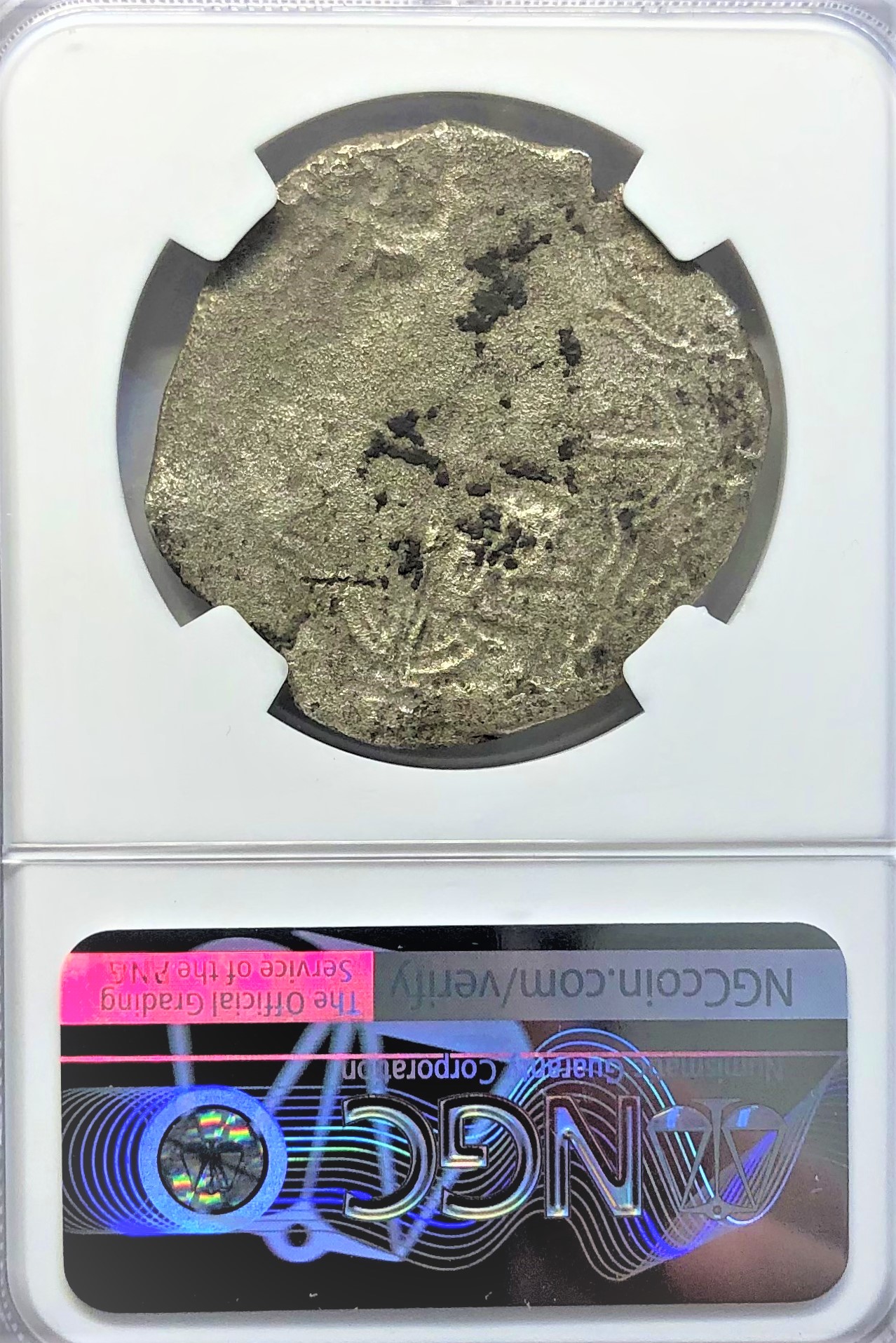NGC Certified-Bolivia 8 Reales (1574-1610) P B "X" Border Silver ...