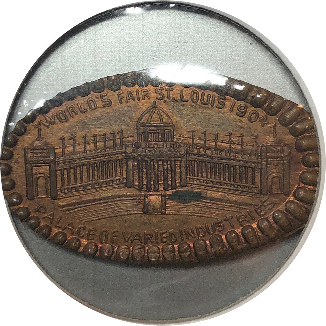 1904 St. Louis World's Fair Elongated Indian Head Cent Dated 1904 Brown ...