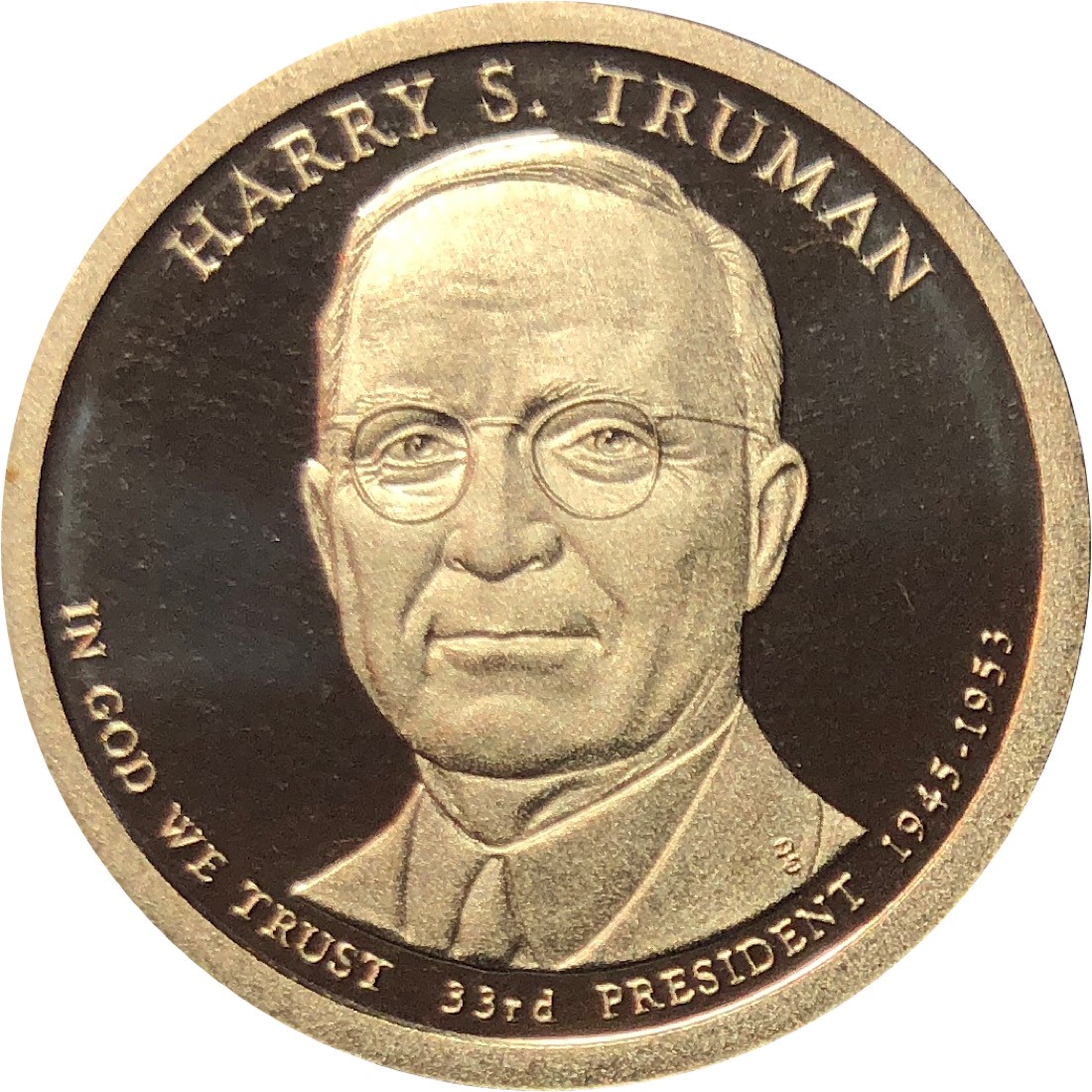 2015-S US DCAM Proof Harry S Truman Dollar Coin Proof Set Fresh ...