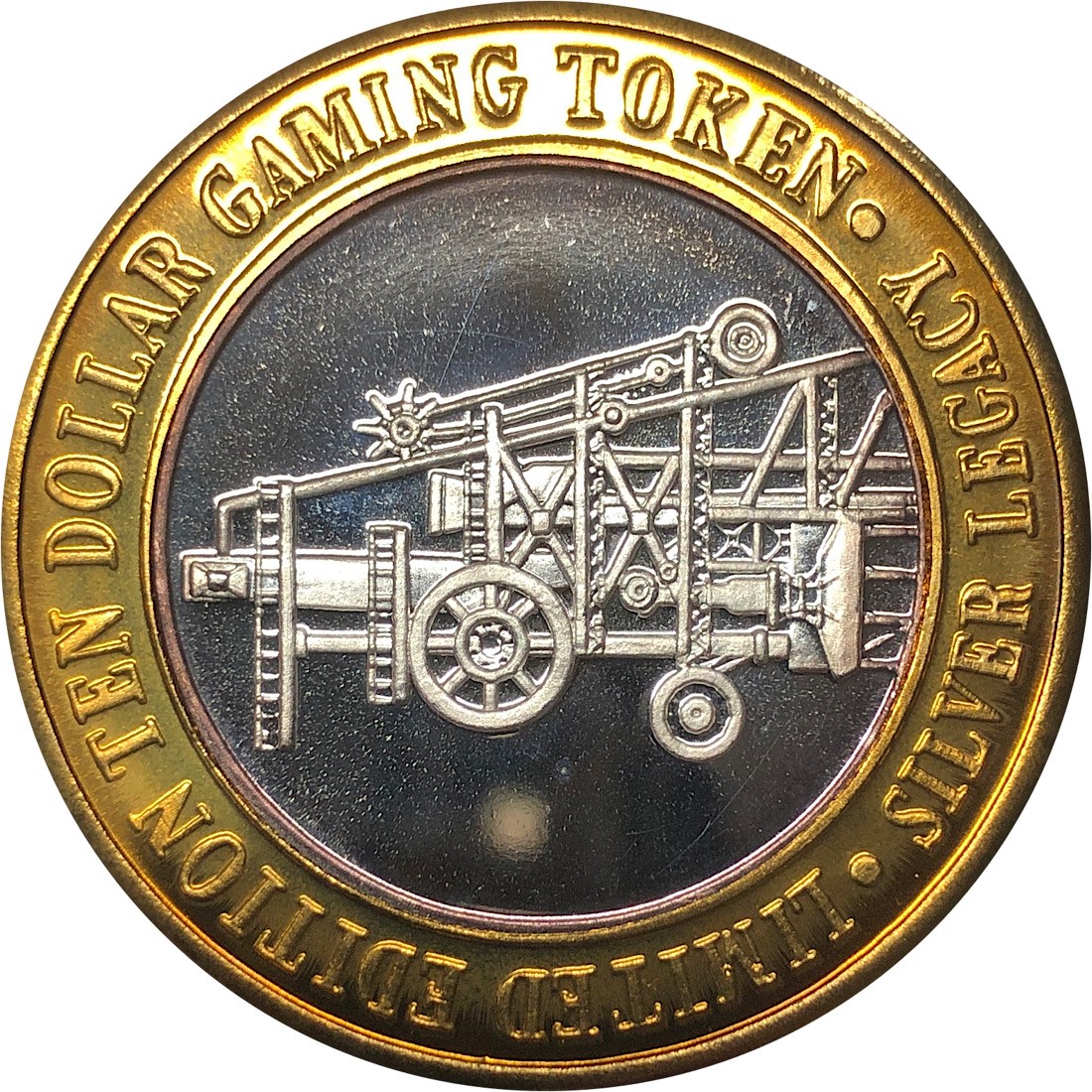 Silver Strike! .999 Silver 1997 2nd Anniversary Silver Legacy Limited ...