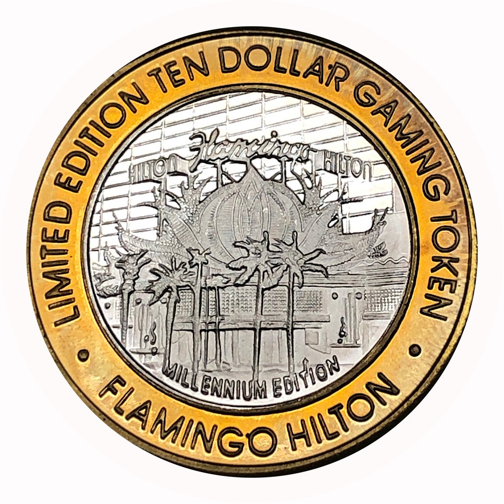 2000 Limited Edition $10 Gaming Token - Flamingo Hilton | Property Room
