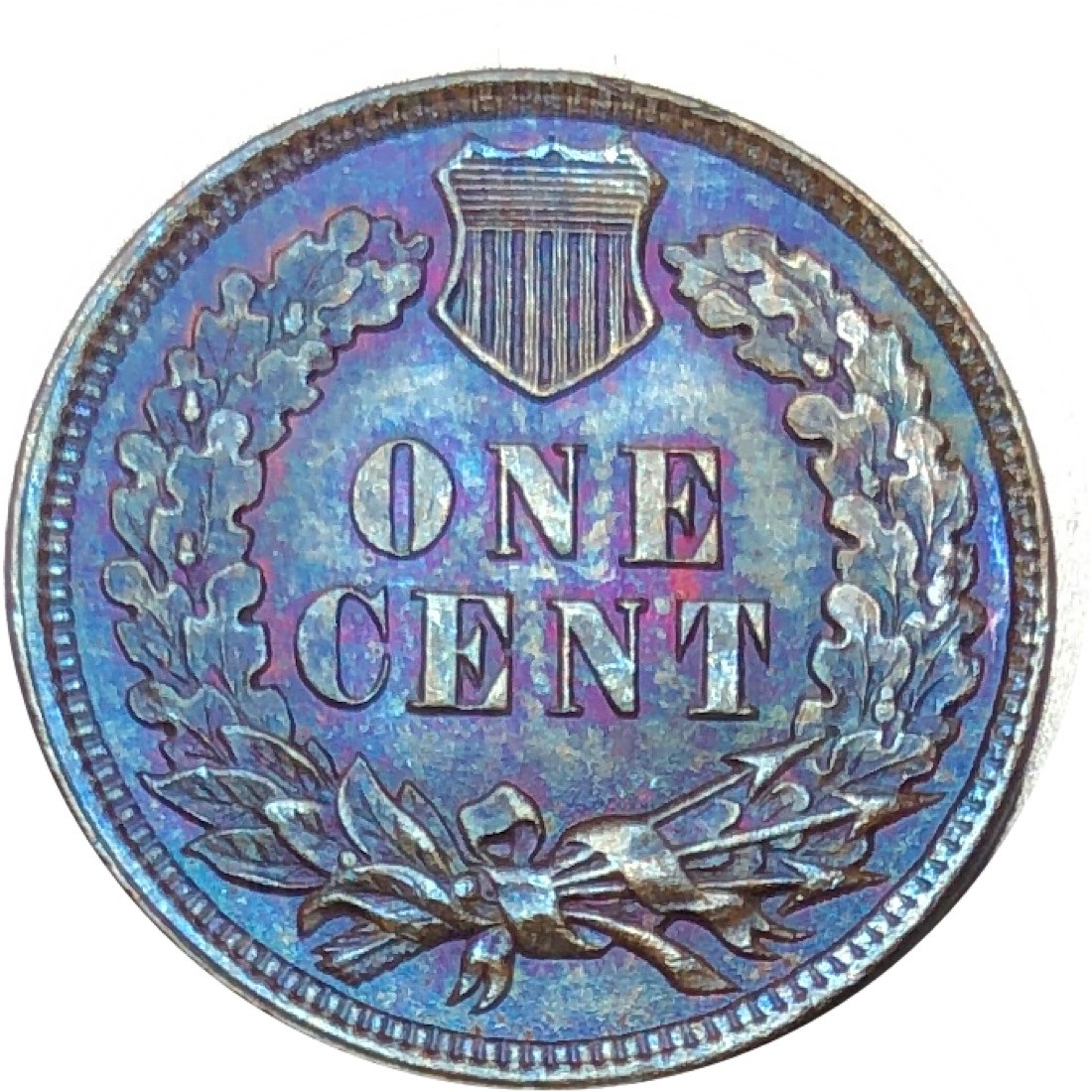 1899 US Indian Head One Cent With Full Headband "Liberty" Gorgeous ...