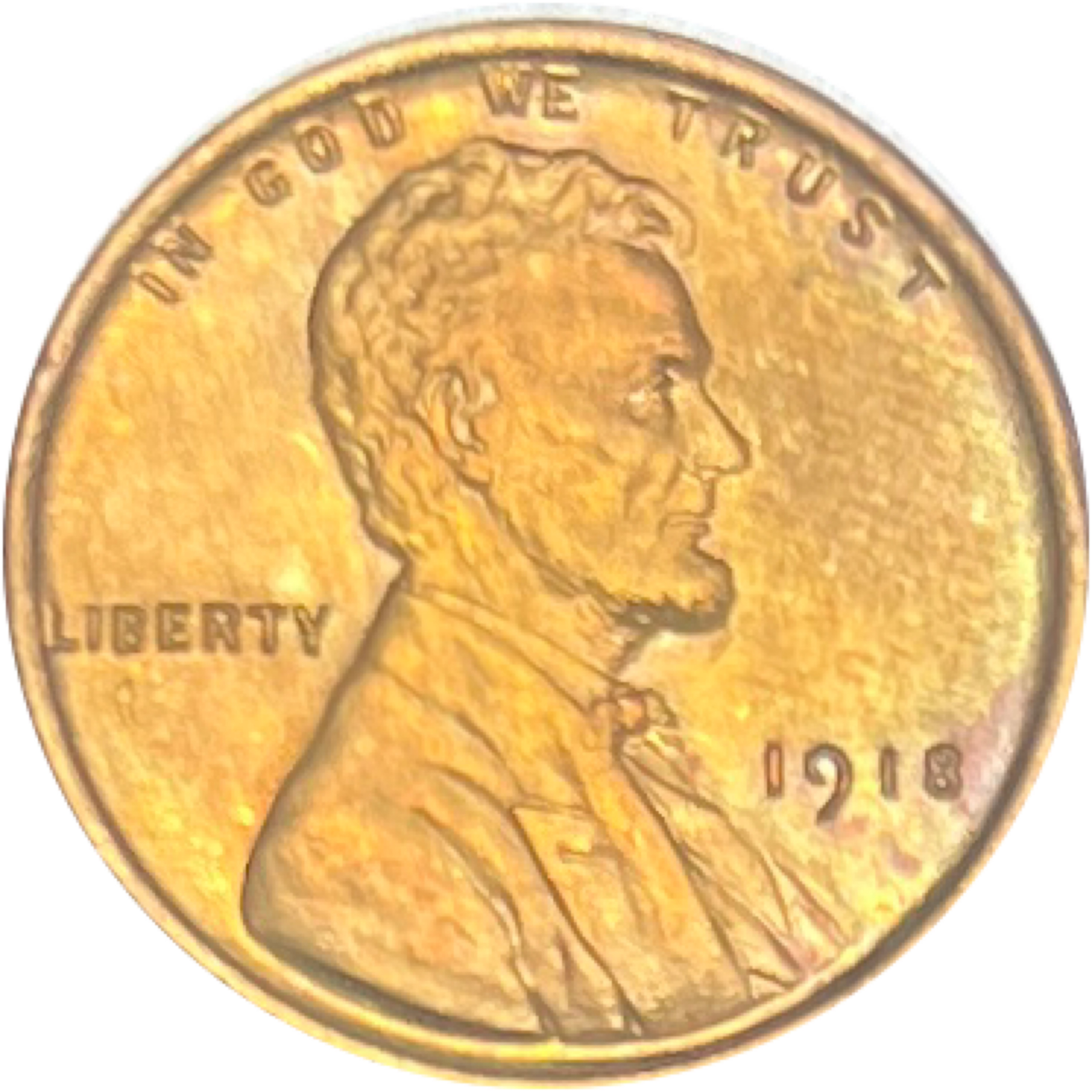 1918 U.S. Lincoln Small Cent-Early Red Example | Property Room
