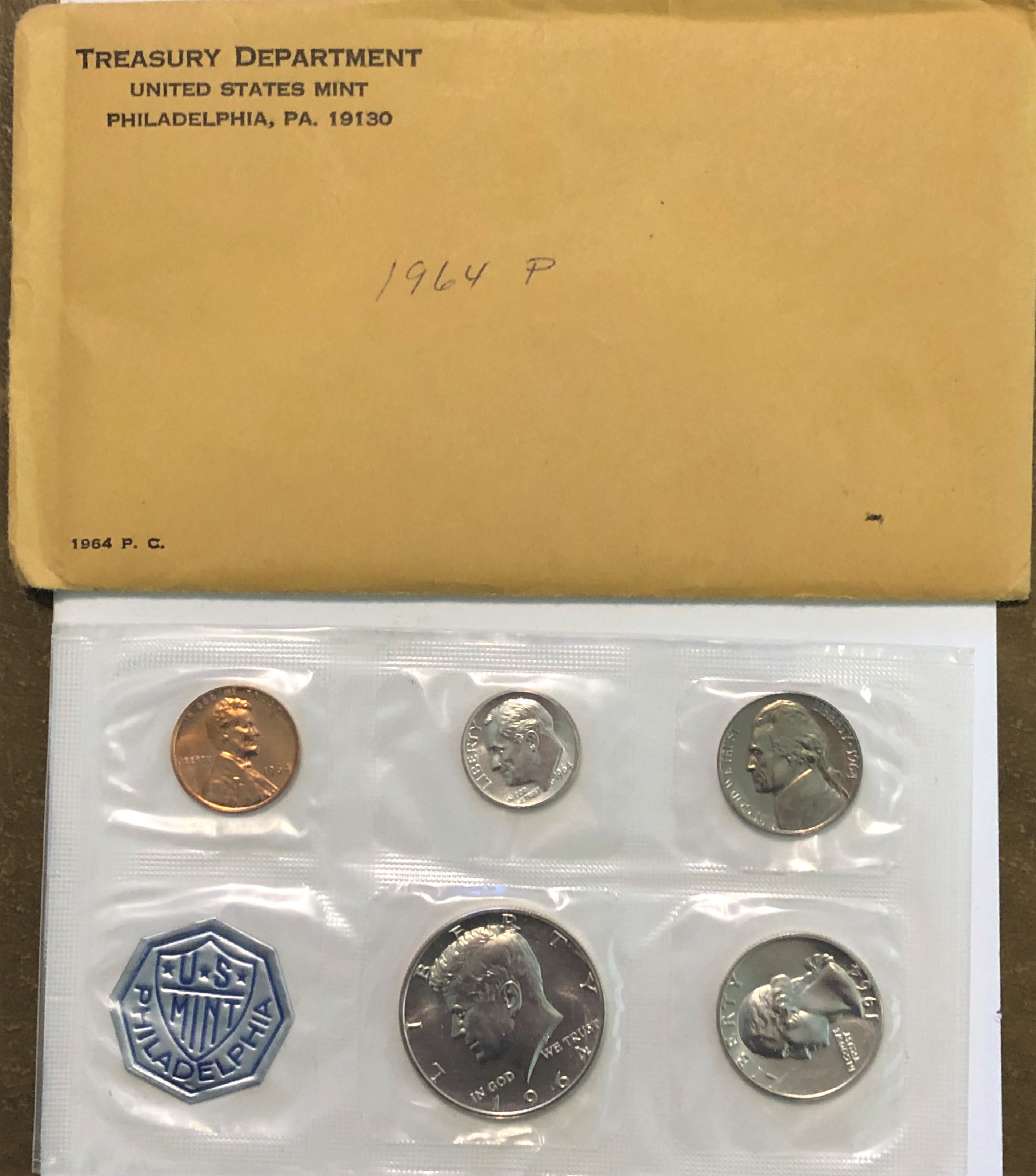 1964 P.C. US Treasury Dept. Coin Proof Set | Property Room