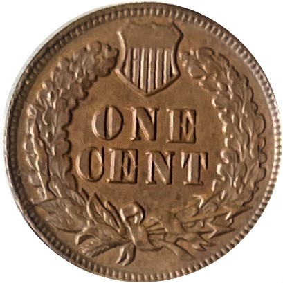 1887 US Indian Head One Cent With Full Headband "Liberty" & Rich ...