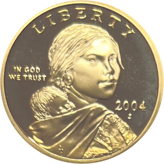 2004-S U.S. Silver Deep Cameo Gem Proof Sacagawea Dollar | Property Room