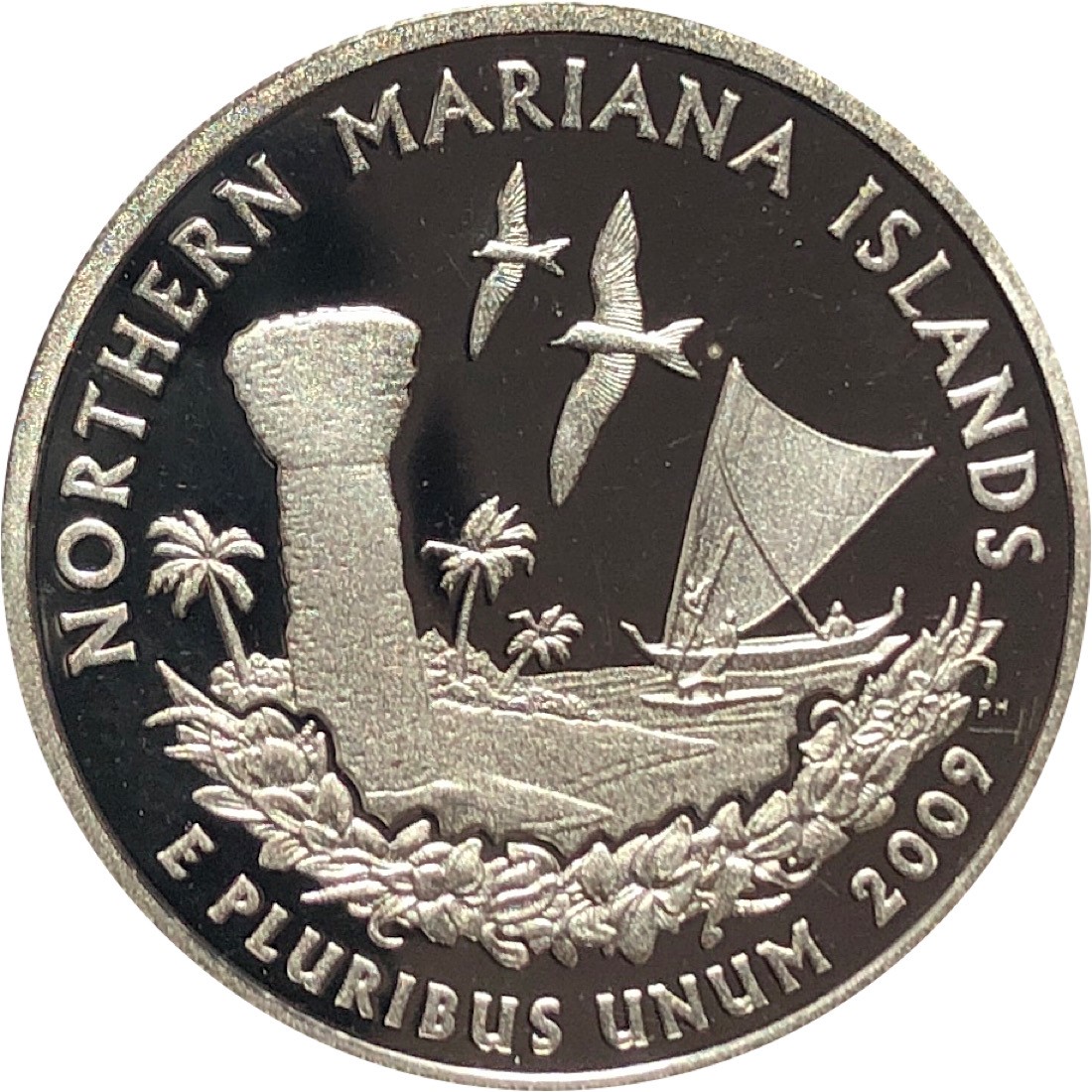 2009-S US Silver DCAM Proof Quarter Northern Mariana Islands | Property ...