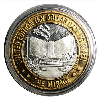>Silver Strike! The Mirage Limited Edition Ten Dollar Gaming Token in ...