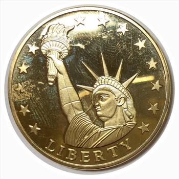 #American Mint Liberty Commemorative Coin - Gold Layered | Property Room