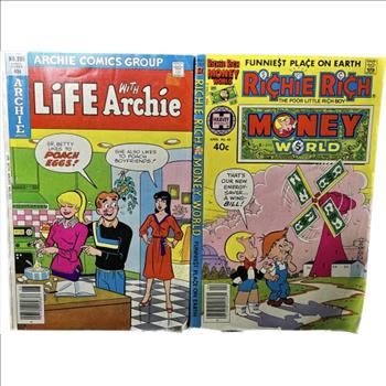 * Life with Archie (June 1979 No. 205) and Richie Rich Money World ...