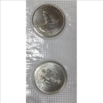 1992 Canada Set of 6 25 Cent Coins Commemorating 125th Anniversary of ...