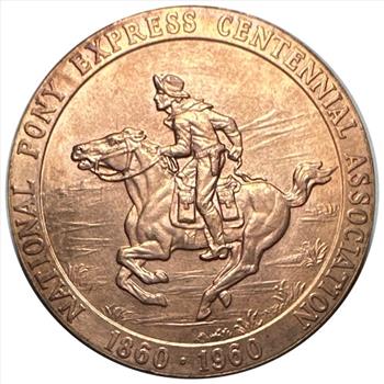 - 1860-1960 National Pony Express Centennial Association Commemorative ...