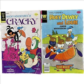 * Wacky Adventures of Cracky (March '75 No.10) and Huey, Dewey & Louie ...