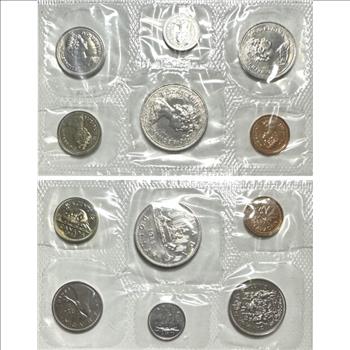 - 1983 Royal Canadian Mint Uncirculated Coin Set Ottawa - 6 Coins with ...