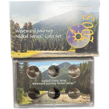 . 2005 (P,D & S) United States Mint Westward Journey Nickel Series Coin ...