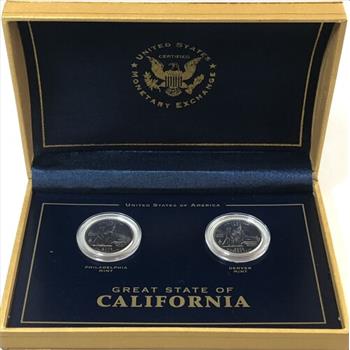 #2005 (P&D) U.S. Washington Quarters - 2 Coin Set Commemorating ...