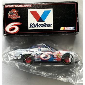 * 1999 NASCAR Valvoline #6 Cummins 1:64 Scale Die Cast Replica Race Car ...