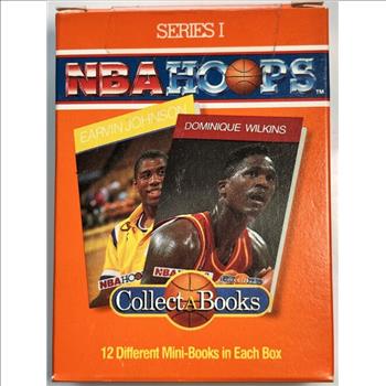 1990 NBA Hoops Collect-A-Book - Series 1 - Earvin Johnson & Dominque ...