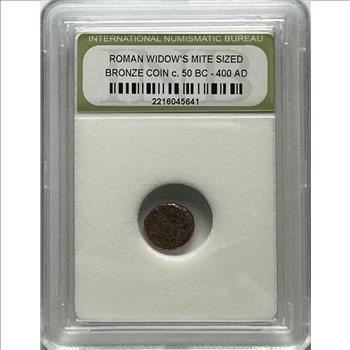 * Roman Widow's Mite Sized Bronze Coin c.50 BC - 400 AD - International ...