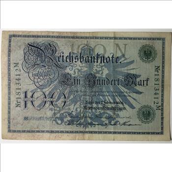 #1908 Germany 100 Mark Reichsbanknote | Property Room