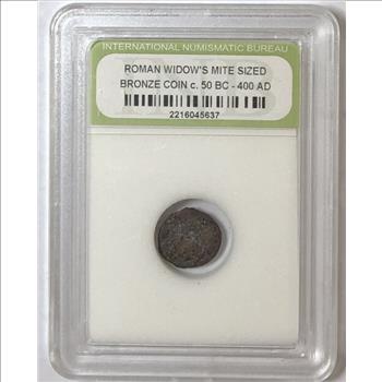 Roman Widow's Mite Sized Bronze Coin c. 50 BC - 400 AD - International ...