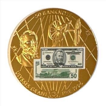 2010 "Banknotes of the USA" - Ulysses Grant - Pre 1996 50 Banknote ...