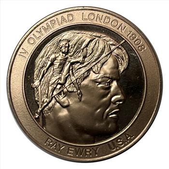 - 1908 IV Olympiad - London - Commemorative - Ray Ewry (USA) | Property ...