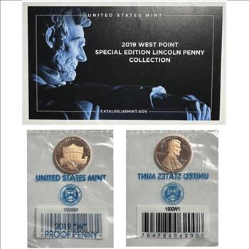 - 2019-W U.S. Uncirculated West Point Special Edition Lincoln Penny ...