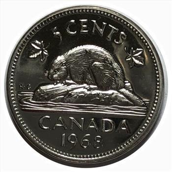 #1968 Canada 5 Cents- Uncirculated | Property Room