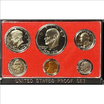 * 1976 U.S. Bicentennial Proof Set - 6 Coins in Mint Packaging ...