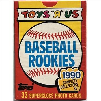 * 1990 Topps/Toys "R" Us Baseball Rookie Card Set - 33 Cards in ...
