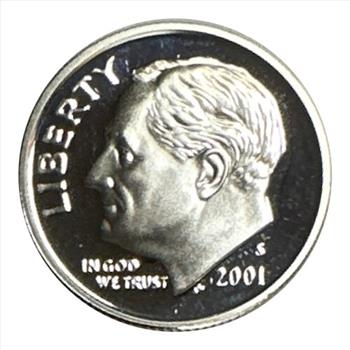 2001-S U.S. Silver Proof Roosevelt Dime | Property Room