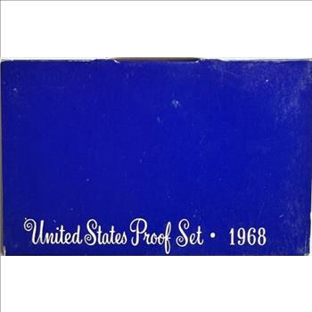 1968-S U.S. Proof Set - Includes Kennedy Half Dollar - 5 Coins in ...