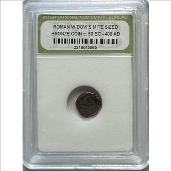 Roman Widow's Mite Sized Bronze Coin c. 50 BC - 400 AD - International ...