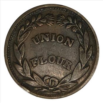 >1960's Civil War Token - Union Flour, D.L. Wing & Co. Albany N.Y ...