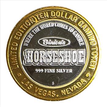 >Silver Strike! .999 Silver - Binion's Horseshoe - Benny's Bust ...