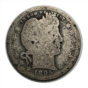 *1895-O US Silver Barber Quarter | Property Room