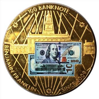 # American Mint $100 Ben Franklin Banknotes Of The USA Commemorative ...