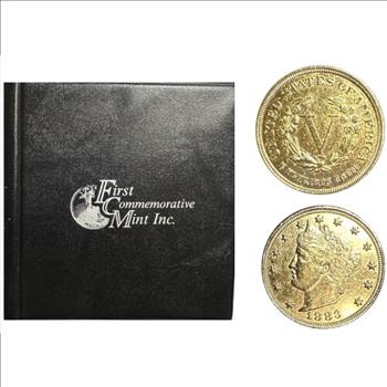 - 1883 24k Gold Plated "No Cents" Liberty Head Nickel AKA the ...