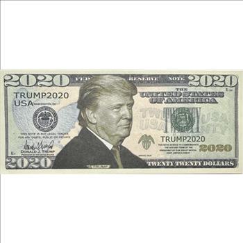 - 2020 "Donald Trump" Commemorative Twenty Twenty Dollars - Full Color ...
