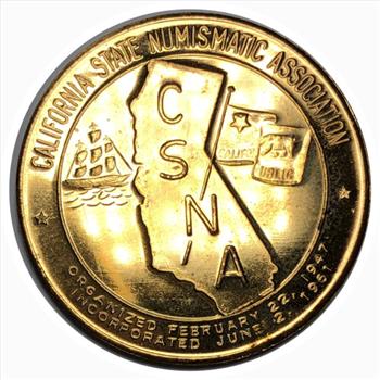 #California Numismatic Assoc 1966 Semi-Annual Conference Bronze Medal ...