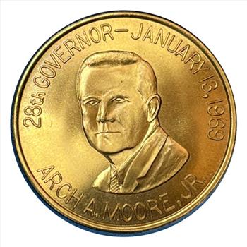 * State of West Virginia - Election Coin Inauguration of 28th Governor ...